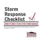 Storm Response Checklist : GUIDE TO WHAT TO DO AFTER A STORM DAMAGE