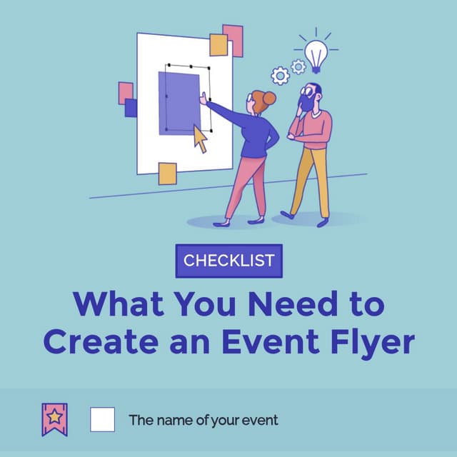 Infographic Checklist: What You Need To Create An Event Flyer | PDF