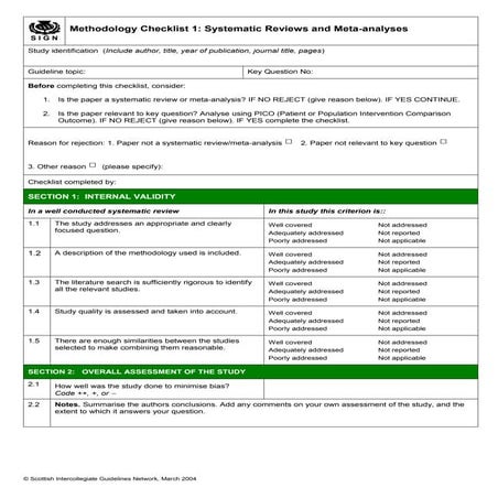 Methodology Checklist: Controlled Trials | DOC