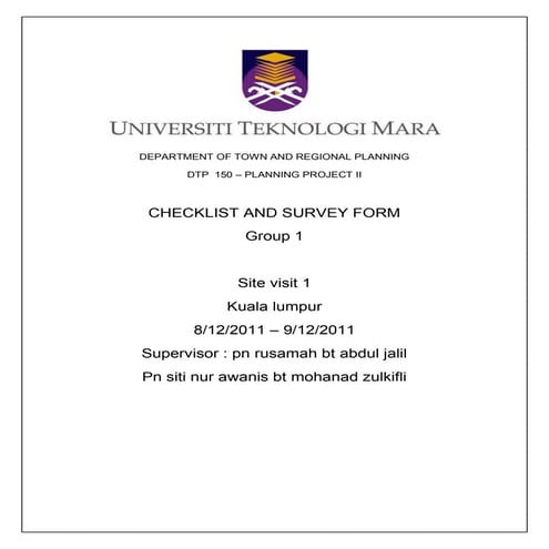 Checklist (2) | DOCX