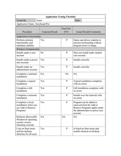 Window Desktop Application Testing | PDF