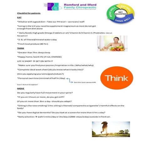 Checklist for patients | DOCX