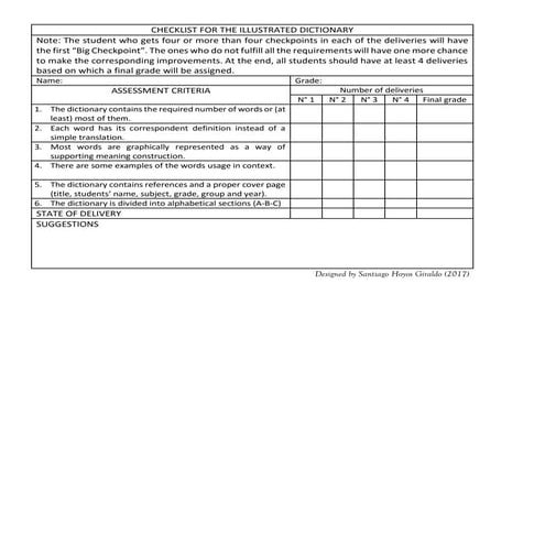 Checklist for the illustrated dictionary | PDF