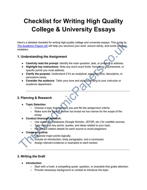 Writing an outline vs an essay | PPTX