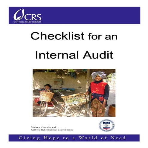 Checklist internal audit | PDF