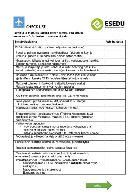 Europass cv ja cover letter, ohje | PDF