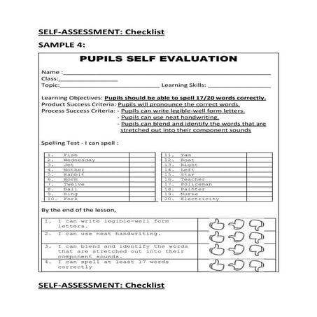 CHECKLIST SELF- ASSESSMENT.docx
