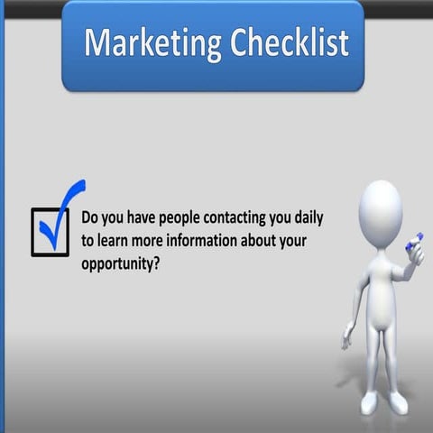 Check mark training | PPT