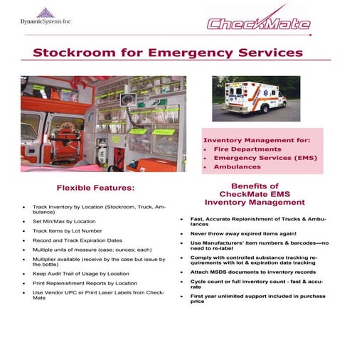 Check mate stockroom ems 9 10 | PDF