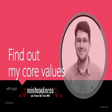 Check my values with a quiz | PPT