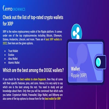 Check out the list of top-rated crypto wallets for XRP.pdf