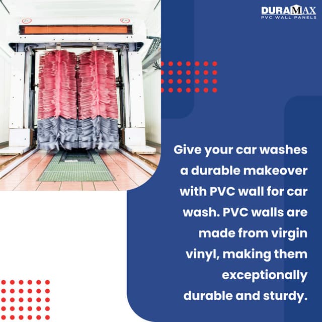 Check out the PVC car wash bay walls from Duramax .pdf