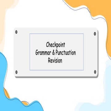 checkpoint 2.ppt for grade 6 it will int | PPT