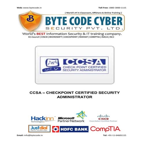 Checkpoint ccsa r76 | PDF