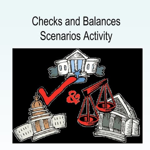 Checks and balances scenarios | PPT