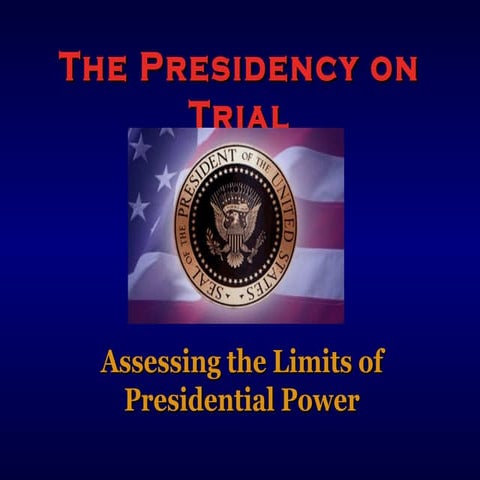 Checks on presidential powers | PPT