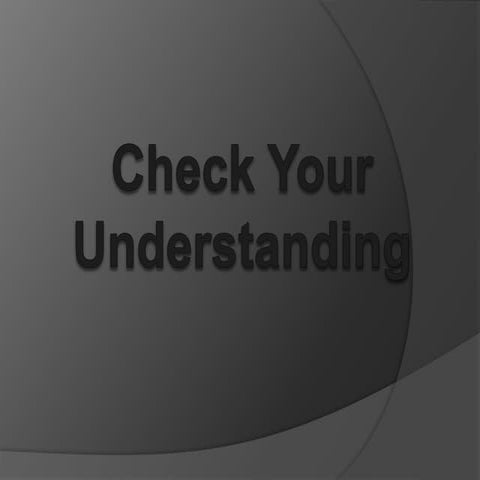 Check your understanding | PPTX