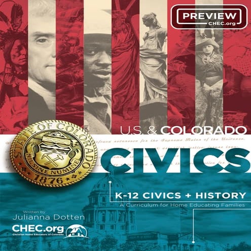 US and Colorado Civics Homeschool Curriculum preview | PDF