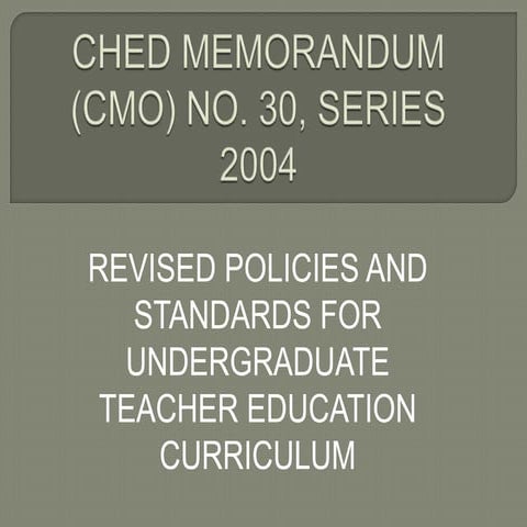 The Curriculum of BSE and BEED | PPT