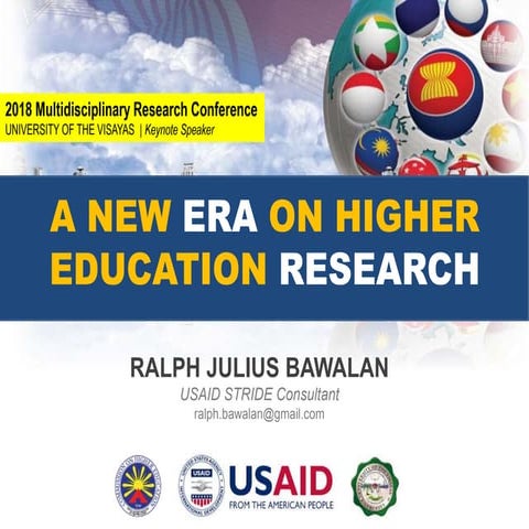 A New ERA on Philippine Higher Education Research | PPTX | College ...