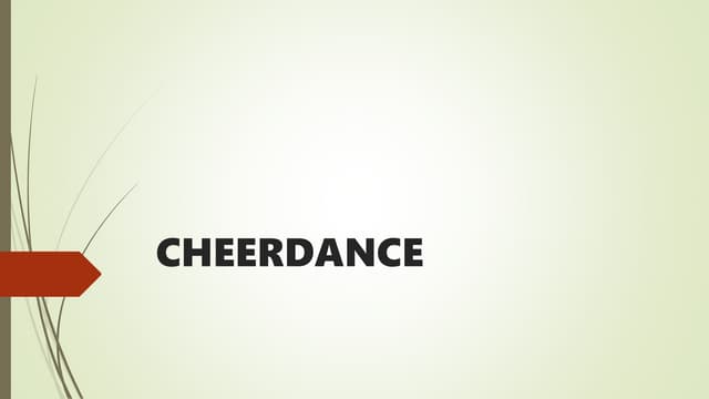 cheer DANCE HOPE 3, the different basic steps of cheer dance | PPTX
