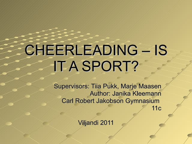 Basic cheerleading motions | DOCX