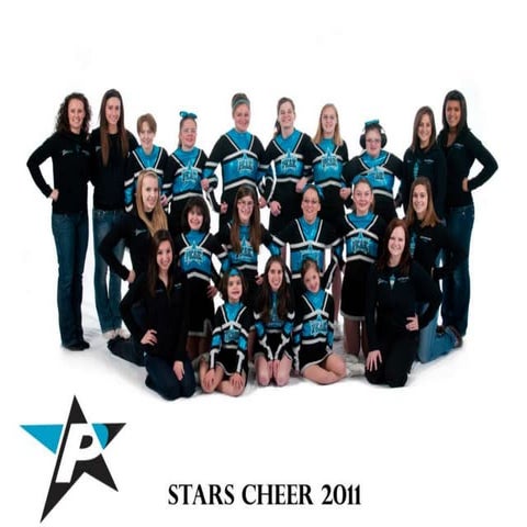 Peak Athletics Cheer Stars Team Slideshow | PPTX
