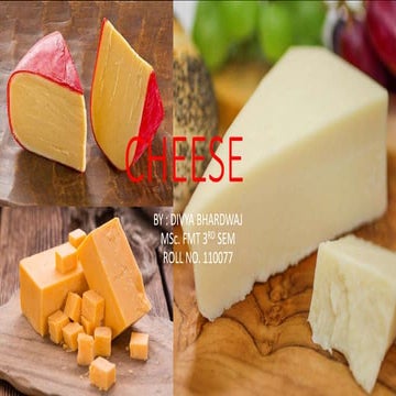 Cheese production- process flowchart, equipment used and quality ...