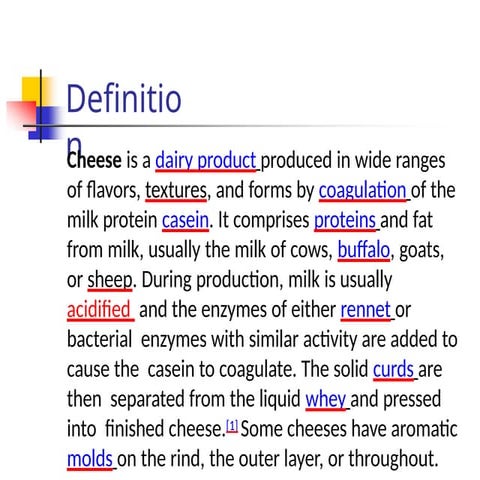 Dairy products | PPTX