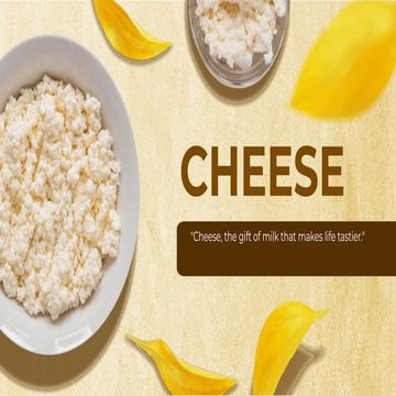 Cheese Presentation. Types of cheese/preparations/uses | PPT