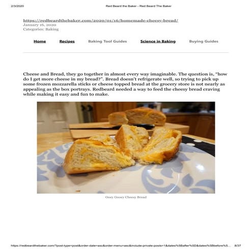 Cheesy Bread Recipe | PDF