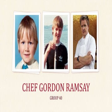 Chef gordon ramsay- dynamic leader | PPTX