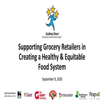 Supporting Grocery Retailers in Creating a Healthy & Equitable Food ...