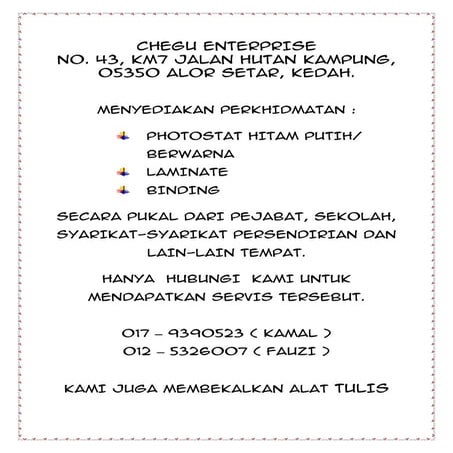 Chegu enterprise | PDF