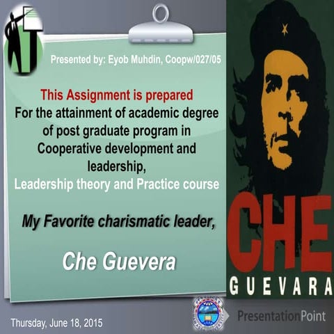 Che guevera's leadership traits | PPTX