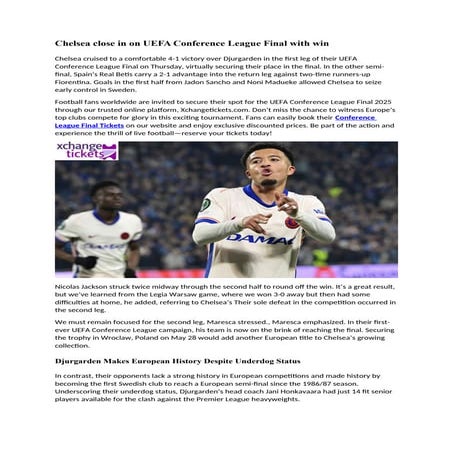 Chelsea close in on UEFA Conference League Final with win.docx