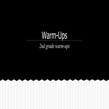 Warm-Ups | PPT
