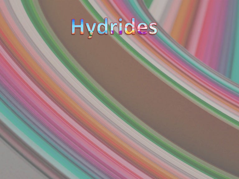 hydrides