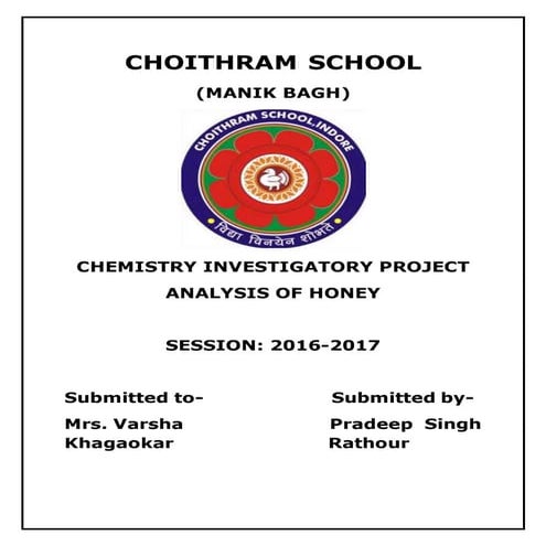 Fruit juice analysis class 12 project file | PDF