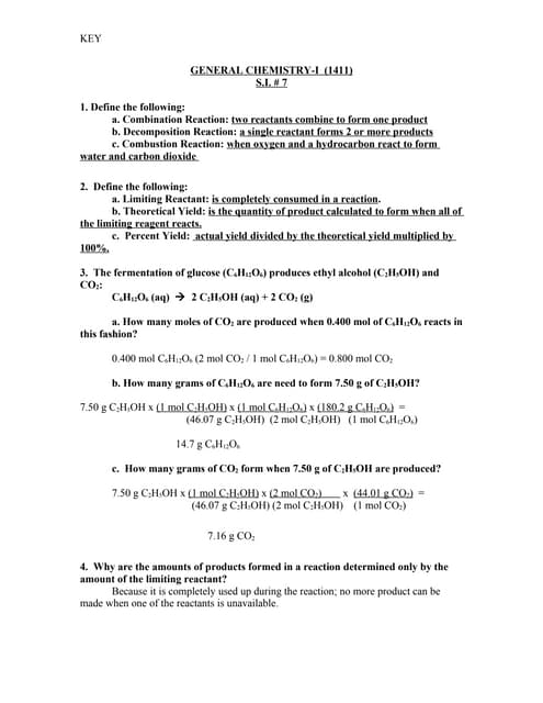 Limiting reactants | PPT | Chemistry | Science
