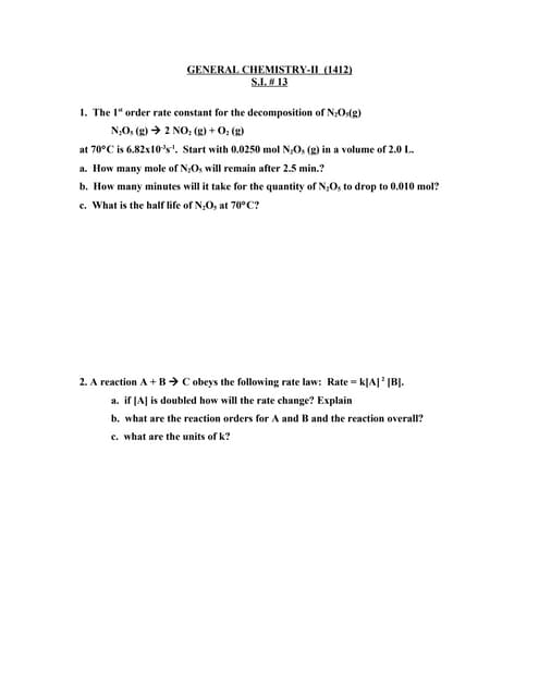 Chemistry xi question paper | DOCX