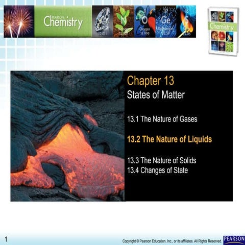 States of matter. It describes the charecteristics of solids, liquids ...