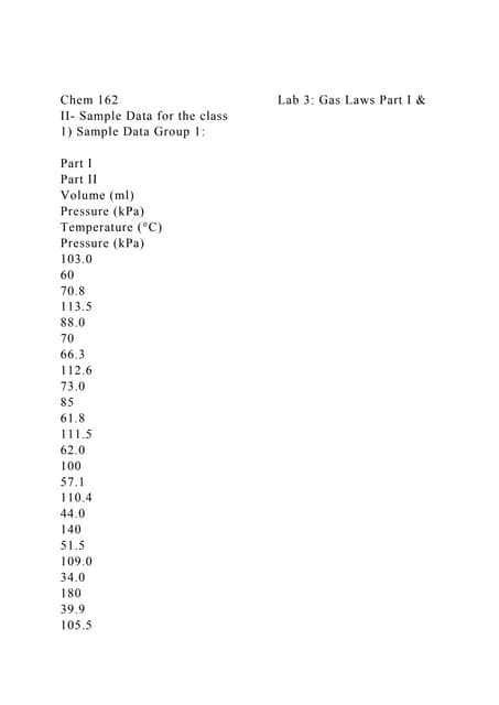 Tutorial # 3 +solution | PDF | Chemistry | Science