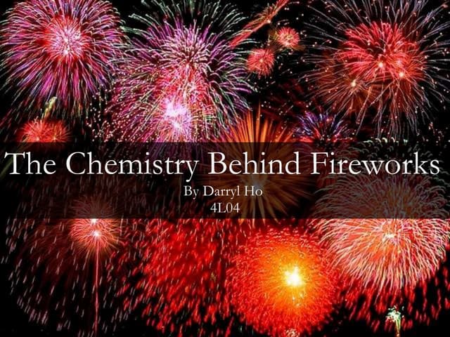 Chemistry of fireworks | PPTX