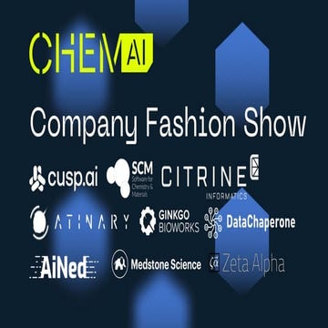 Fashion Show - Company pitches - ChemAI 2024 | PPTX