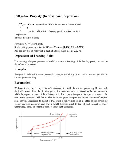 Solutions | Freezing Point Depression | Chemistry Class 12 | By. Mrs ...