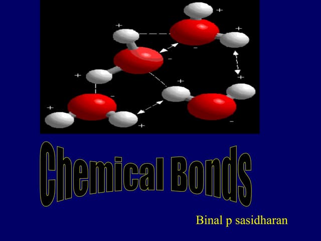 Ionic and covalent bonds | PPTX | Chemistry | Science