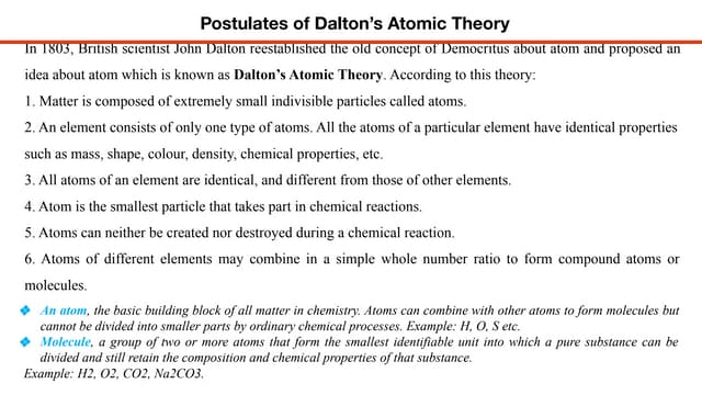 Atoms Class 12 NCERT chapter 12 | PPTX