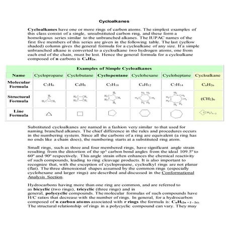 Complete Structural Formula Of Cyclopropane