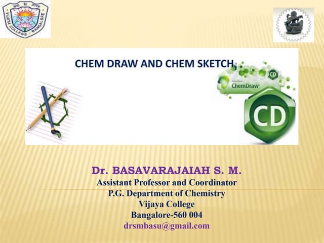 Chem draw software | PPTX